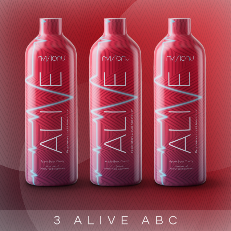 Alive Apple Beet Cherry (6-Pack) | Advanced Nutrient Blend for Daily ...