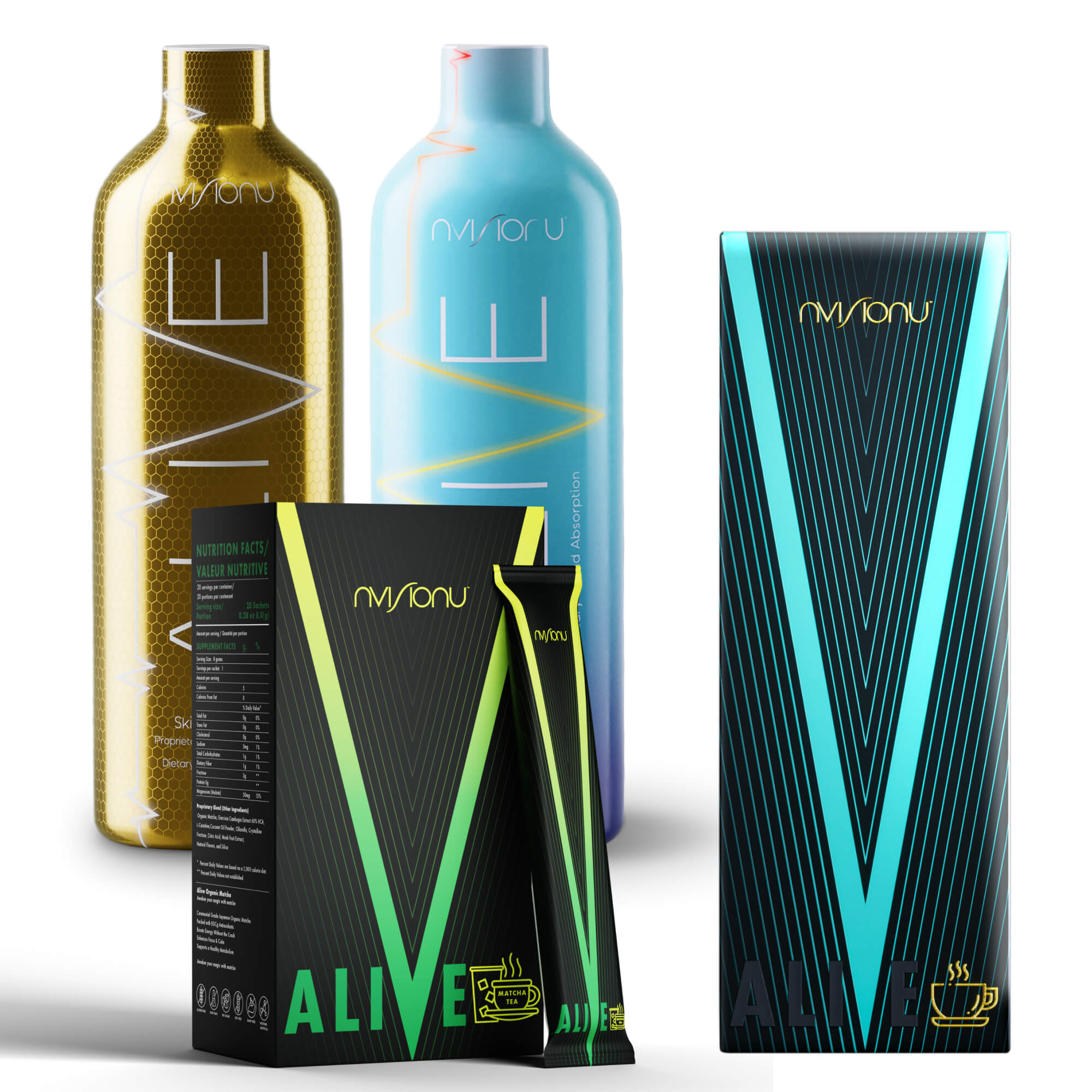 Fresh Start Energy Pack | Alive Shots, Coffee & Matcha for Daily ...